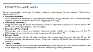 ANALISIS dan perkembangan Realitas Virtual dan Augmented Reality (VR/AR ...