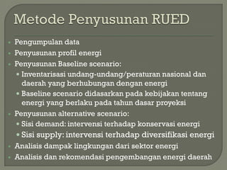 Nur Amalia_Pelangi_Rencana Umum Energi Daerah | PDF