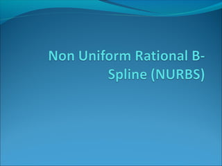 Nurbs (1) | PPT