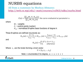 On NURBS Geometry Representation in 3D modelling | PDF | 3-D Graphics ...