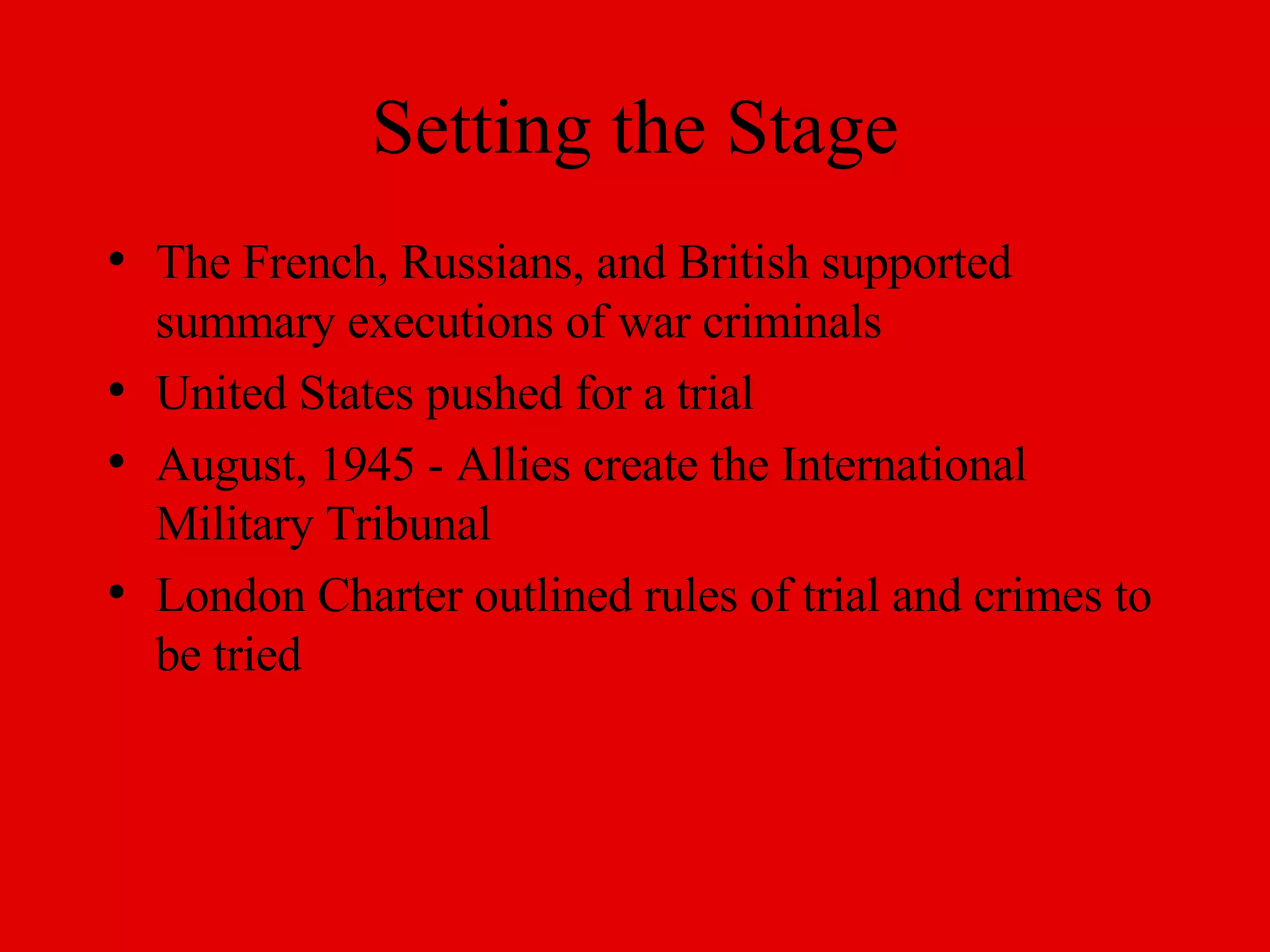 Nuremberg Trials | PPT