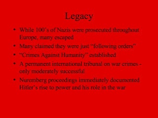 Nuremberg Trials | PPT