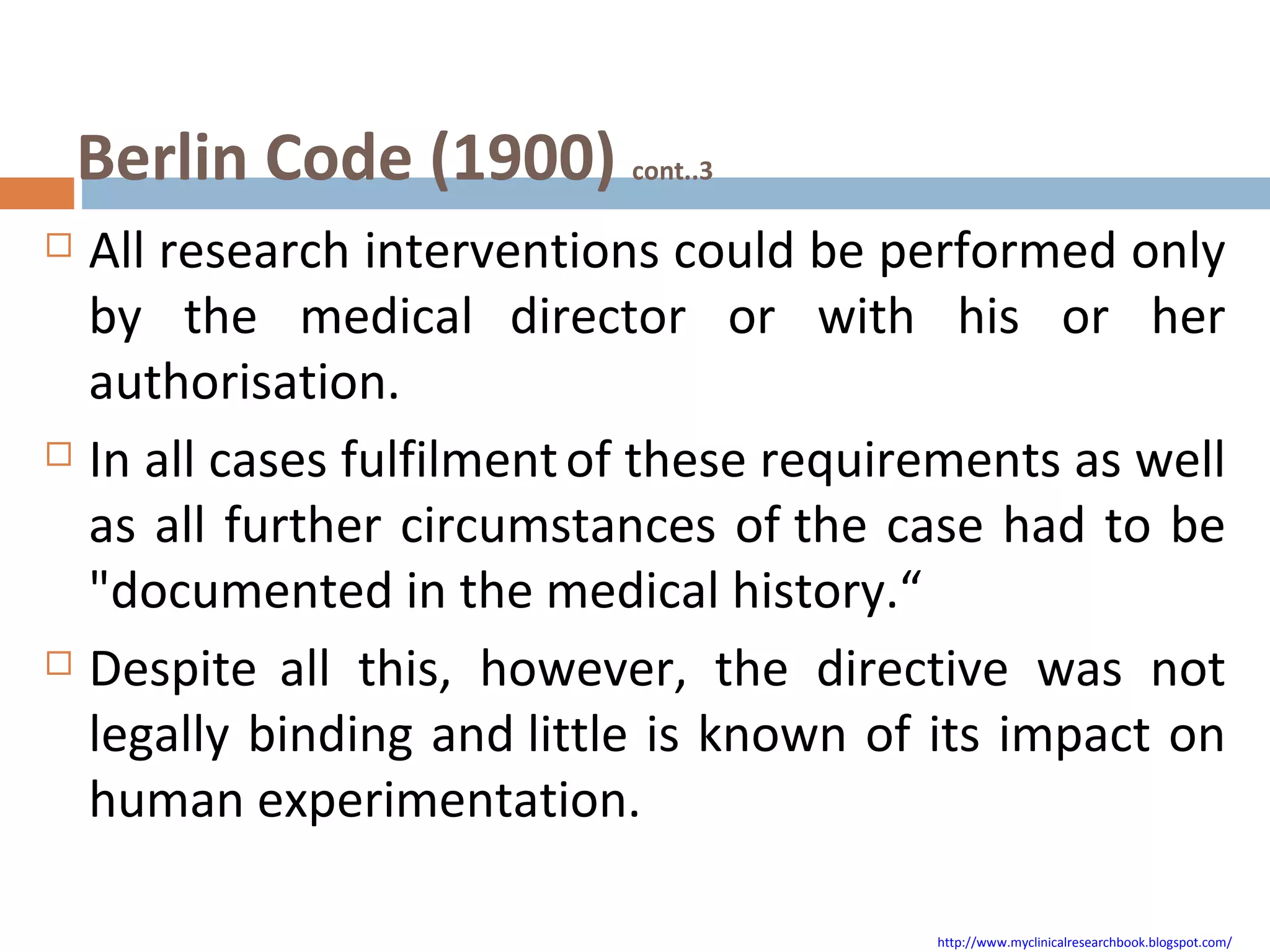 Nuremberg code | PPT