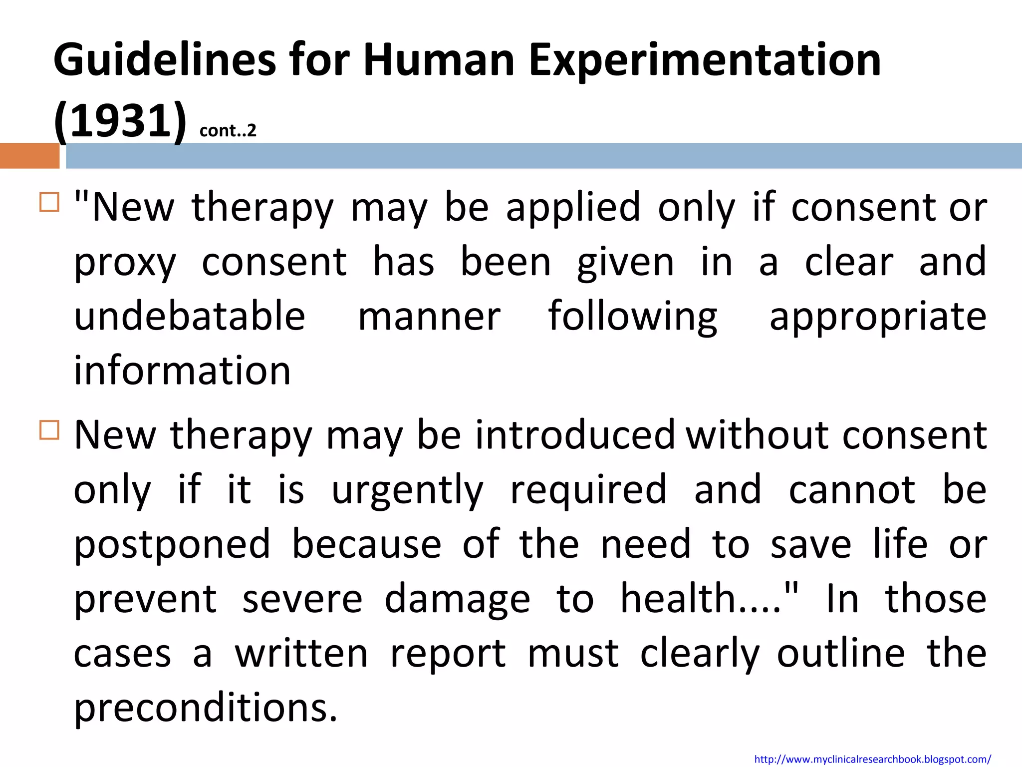 Nuremberg code | PPT