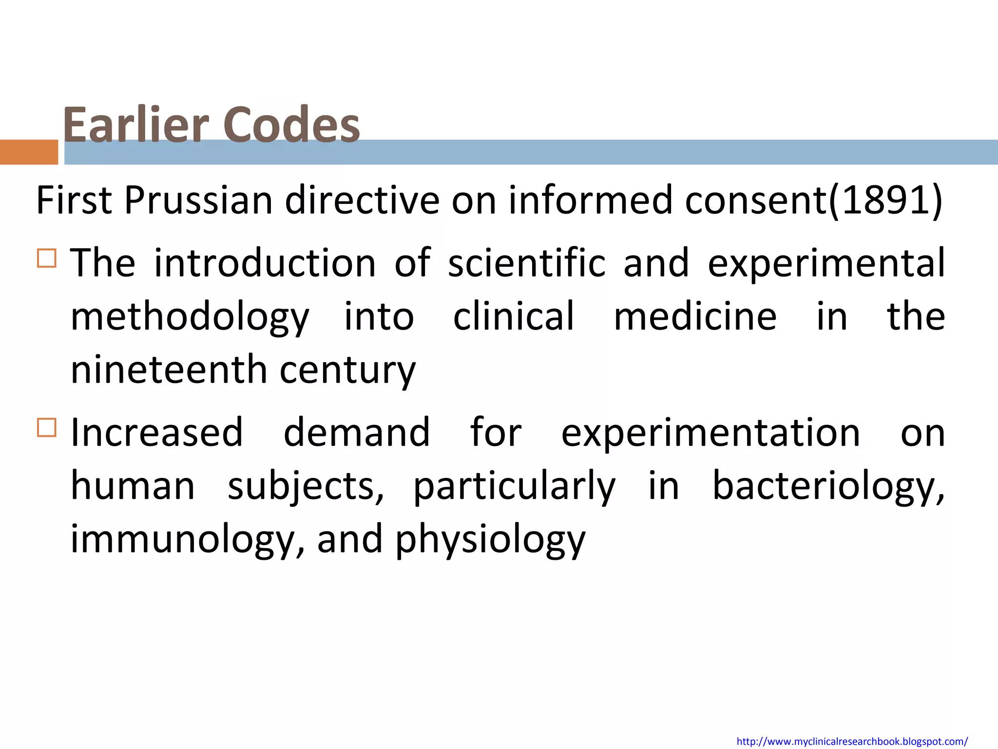 Nuremberg code | PPT