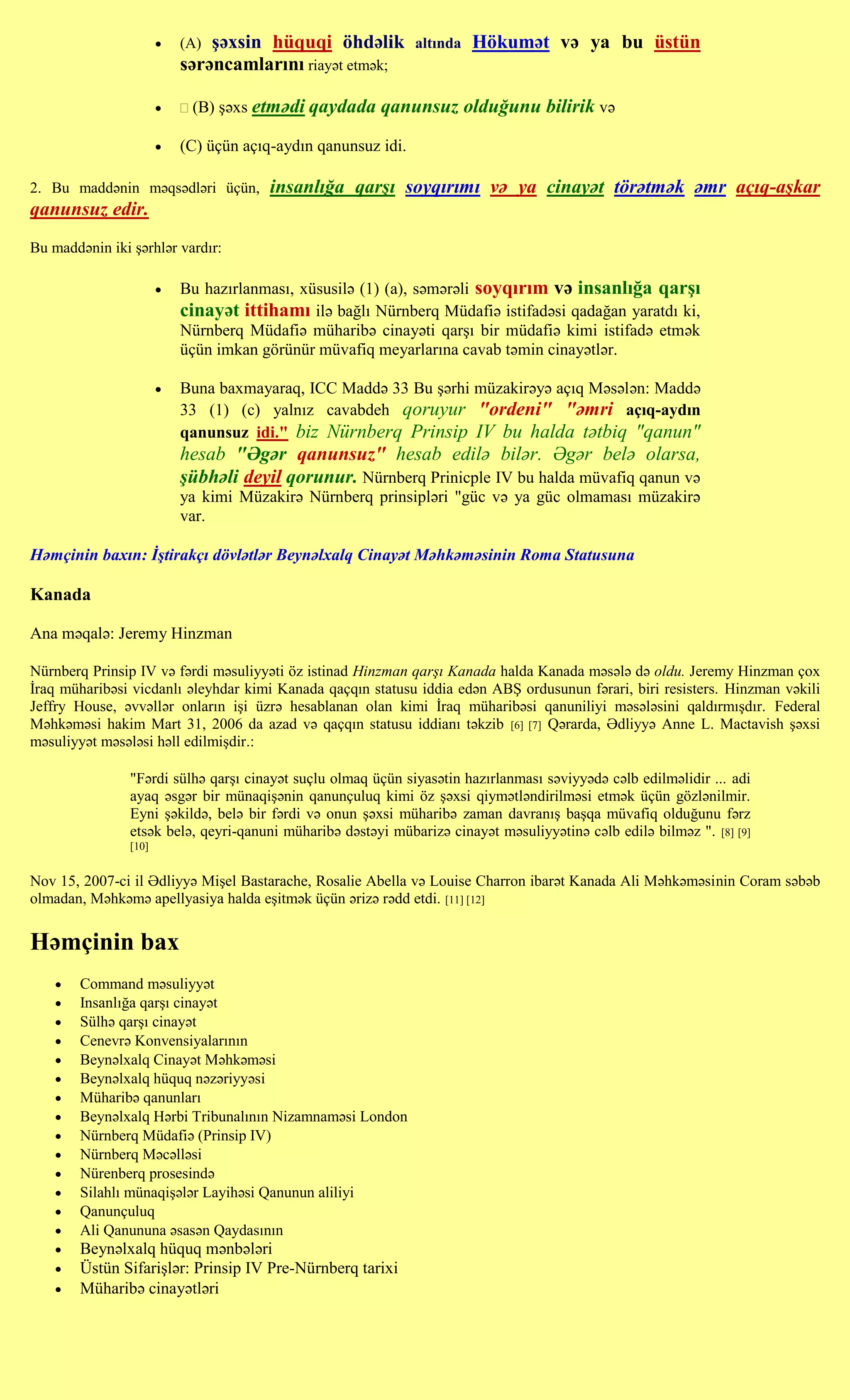 Nuremberg principle azerbaijani | PDF