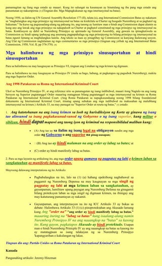 Nuremberg principle filipino | PDF