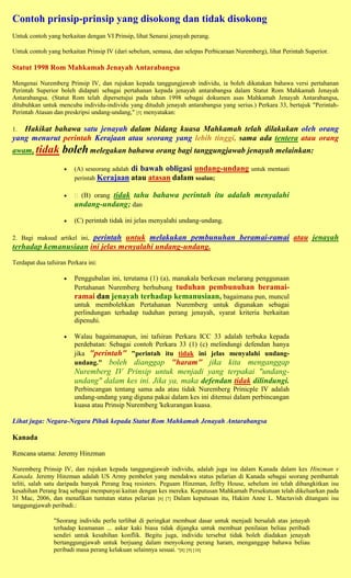 Nuremberg principle malay | PDF