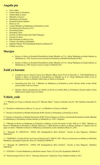 Nuremberg principle swahili | PDF