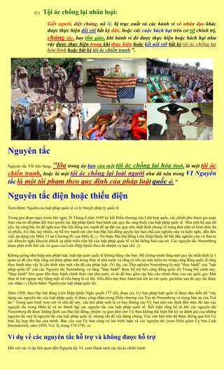Nuremberg principle vietnamese | PDF