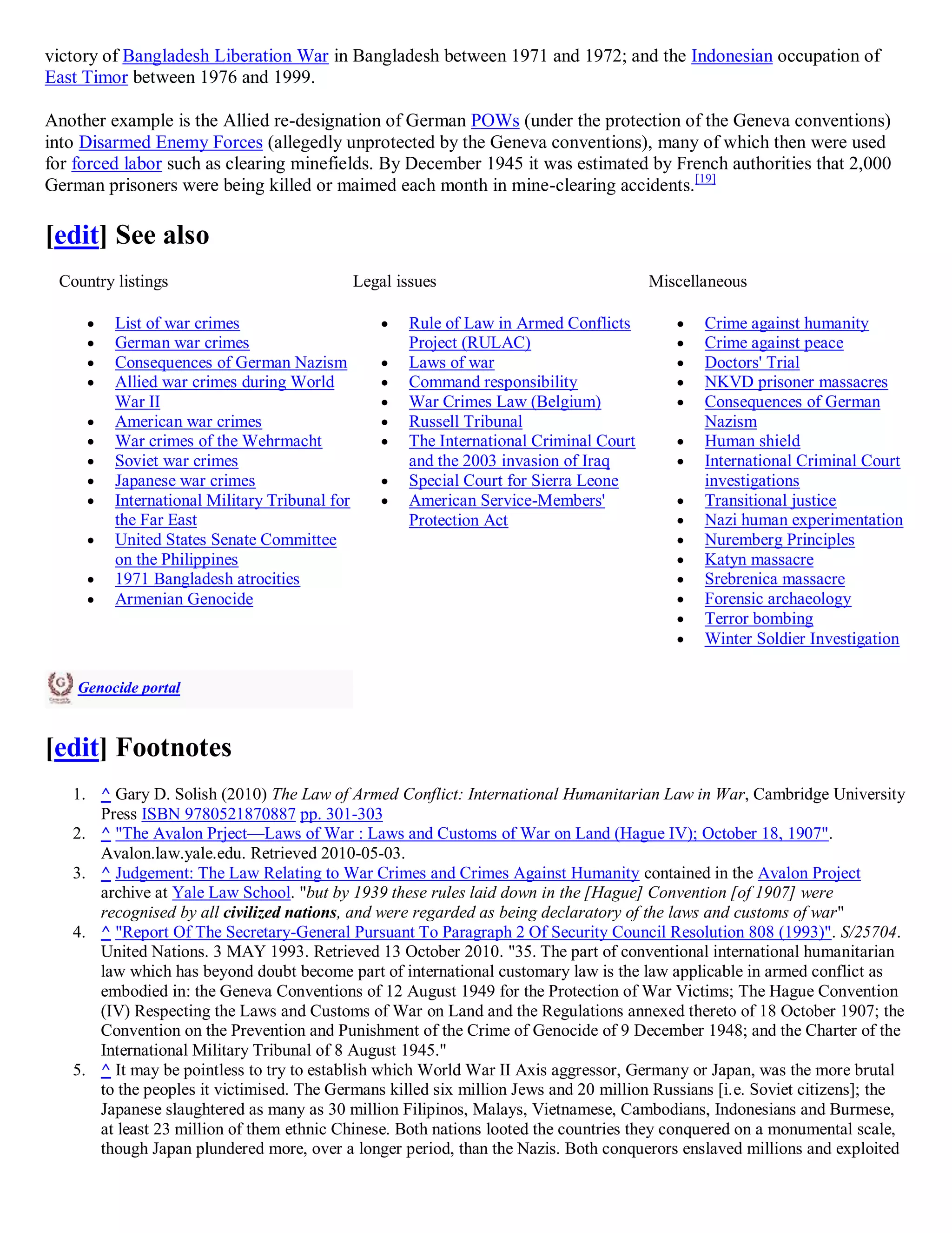 Nuremberg principles war crime (wikipedia information) | PDF