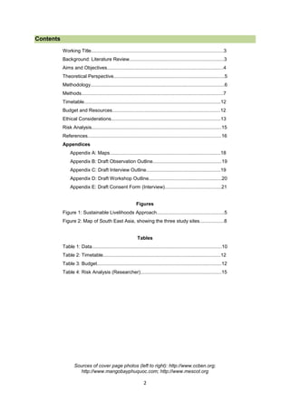 Sustainable Livelihoods Analysis of Community Based Ecotourism ...