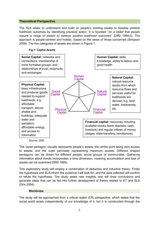 Sustainable Livelihoods Analysis of Community Based Ecotourism ...