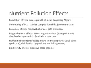 Nurient pollution | PPTX