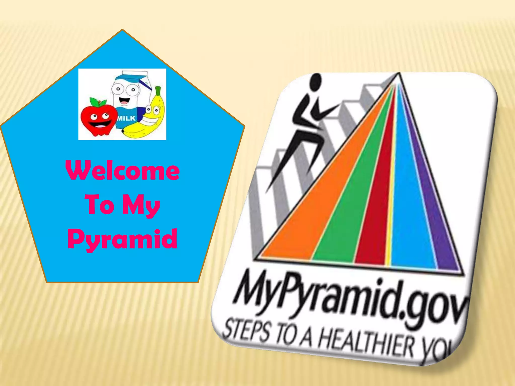 My Plate, My pyramid and food guide pyramid | PPTX