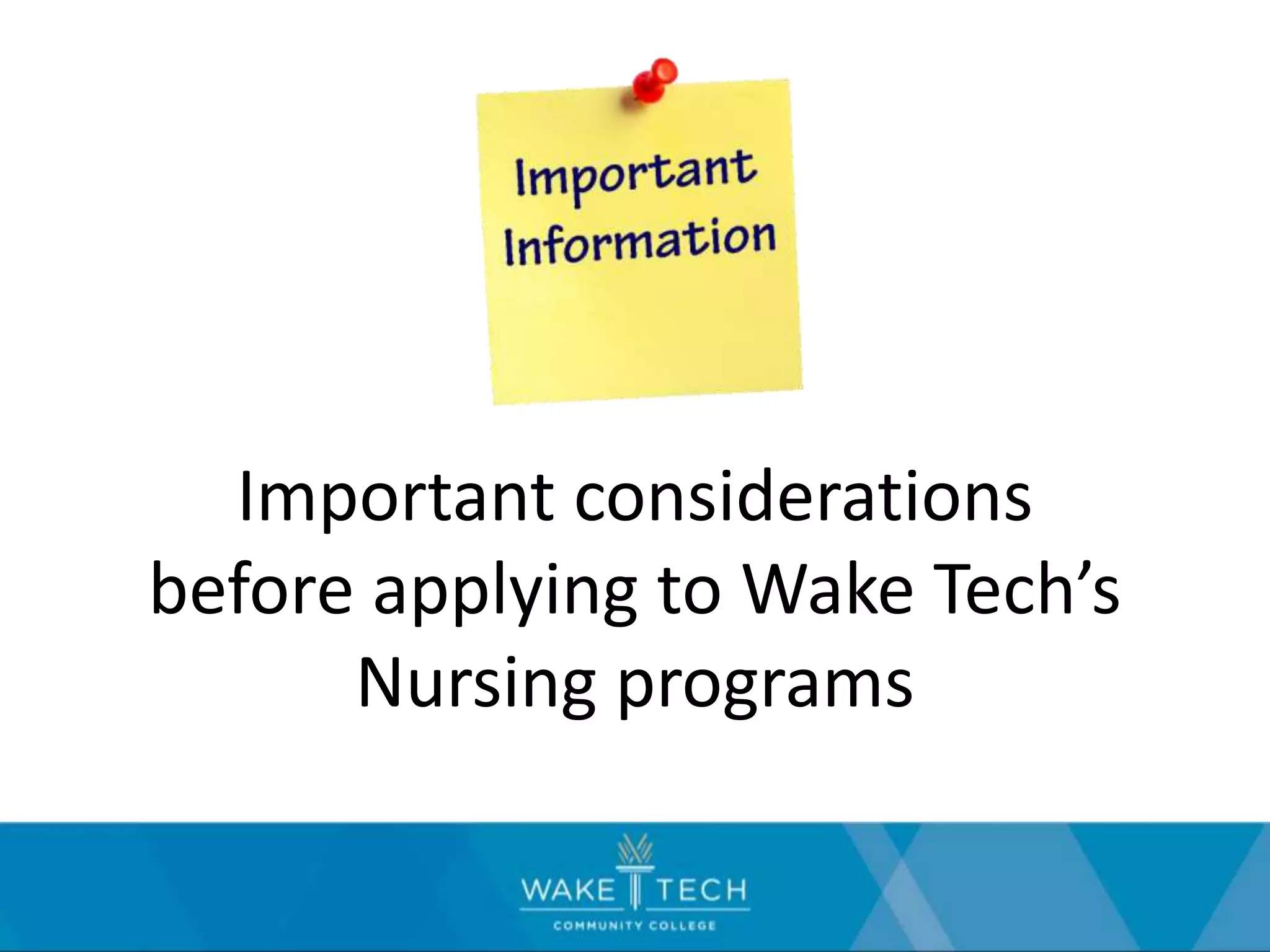 Mandatory Nursing Information Session Pptx