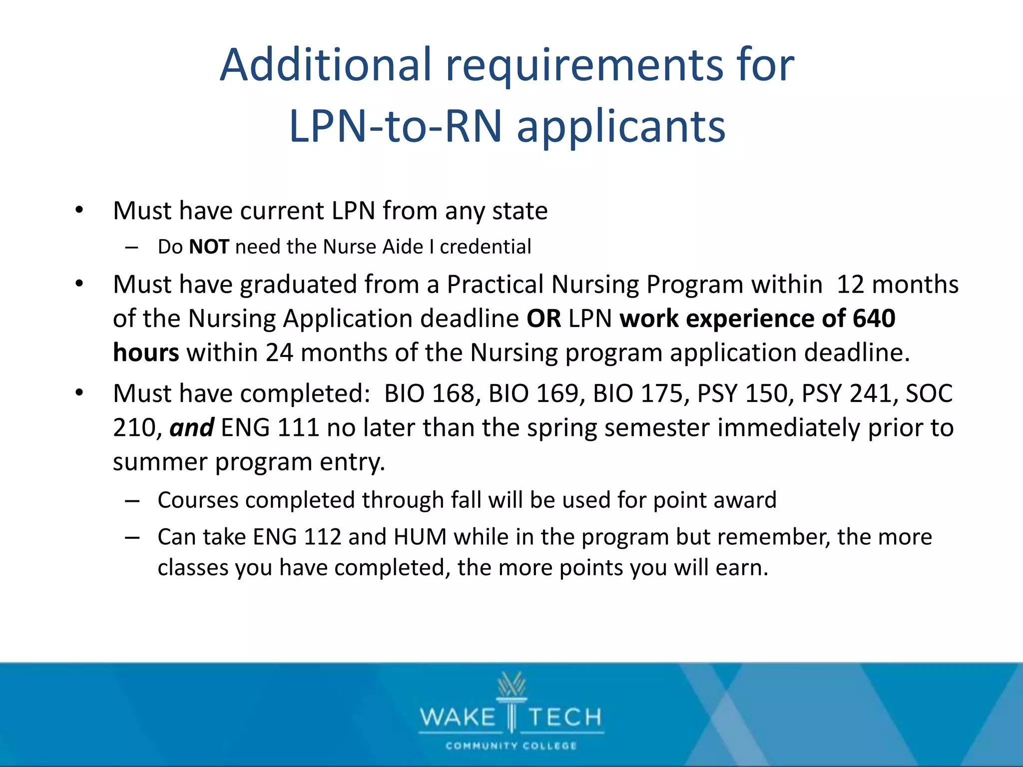 Mandatory Nursing Information Session | PPTX