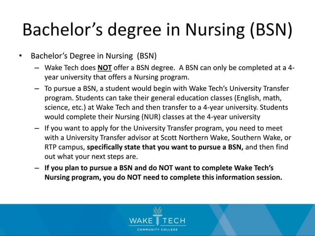 Mandatory Nursing Information Session | PPTX