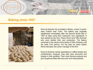 Finland Nurmi & sulonen Food Sector | PPT