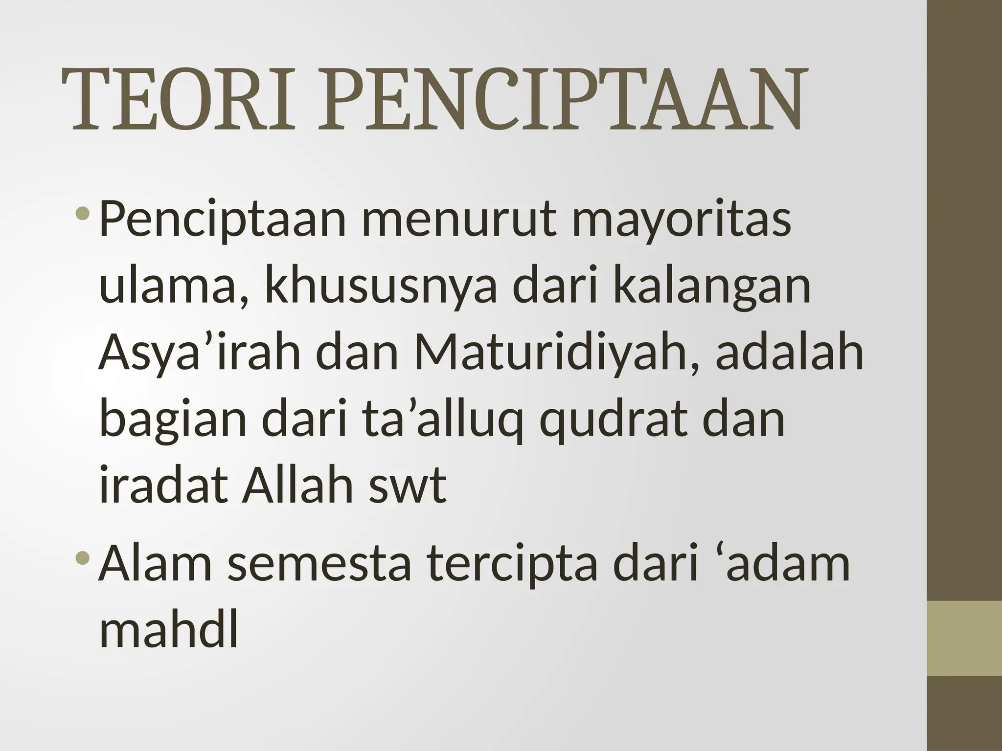 NUR MUHAMMAD - tentang penciptaan alam semesta.pptx