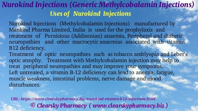 Nurokind Injections (Generic Methylcobalamin Injections) | PPT