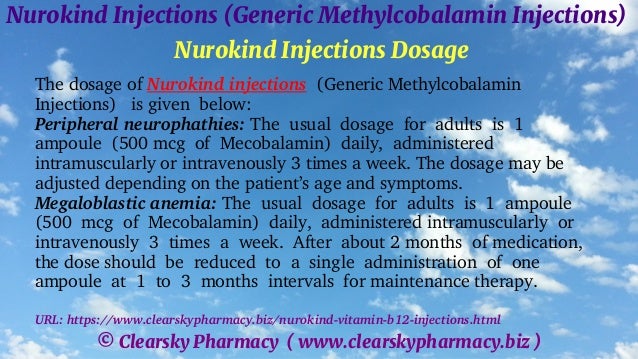 Nurokind Injections (Generic Methylcobalamin Injections) | PPT