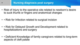 Omphalocele/Exomphalos, cleft palate & Oesophageal atresia and Nursing ...
