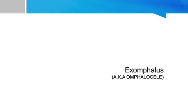 Omphalocele/Exomphalos, cleft palate & Oesophageal atresia and Nursing ...