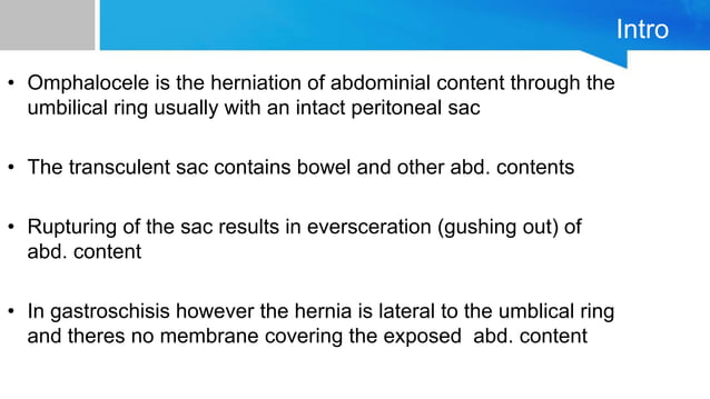 Omphalocele/Exomphalos, cleft palate & Oesophageal atresia and Nursing ...
