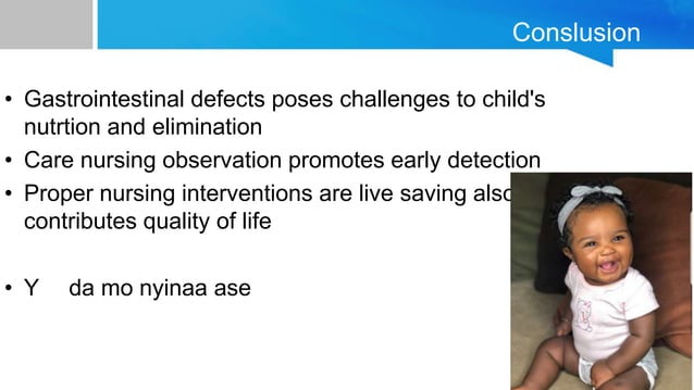 Omphalocele/Exomphalos, cleft palate & Oesophageal atresia and Nursing ...