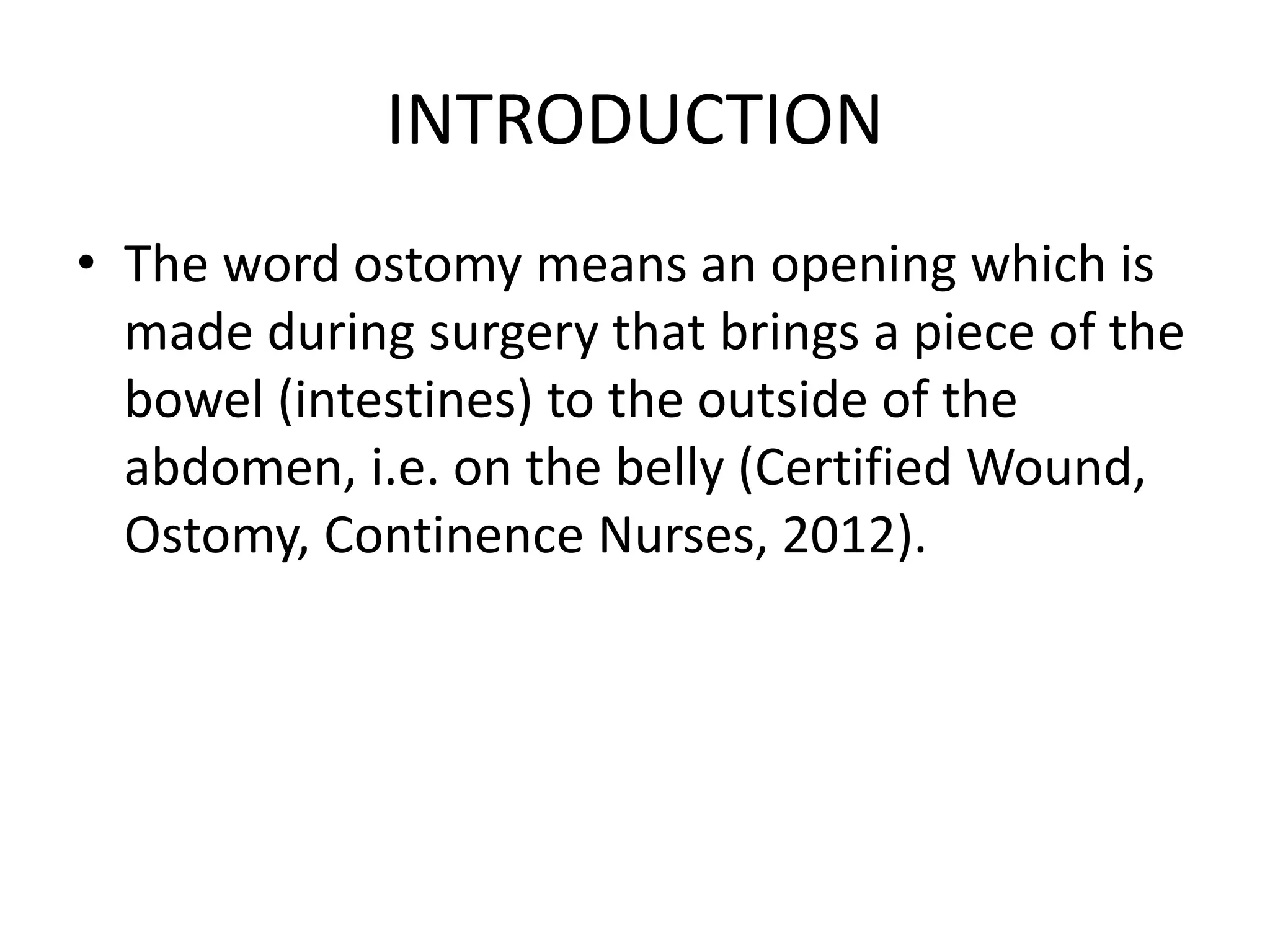 Nursing Care for Colostomy | PPTX