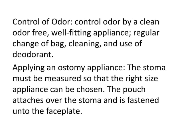Nursing Care for Colostomy | PPTX | Digestive Disorders | Diseases and ...