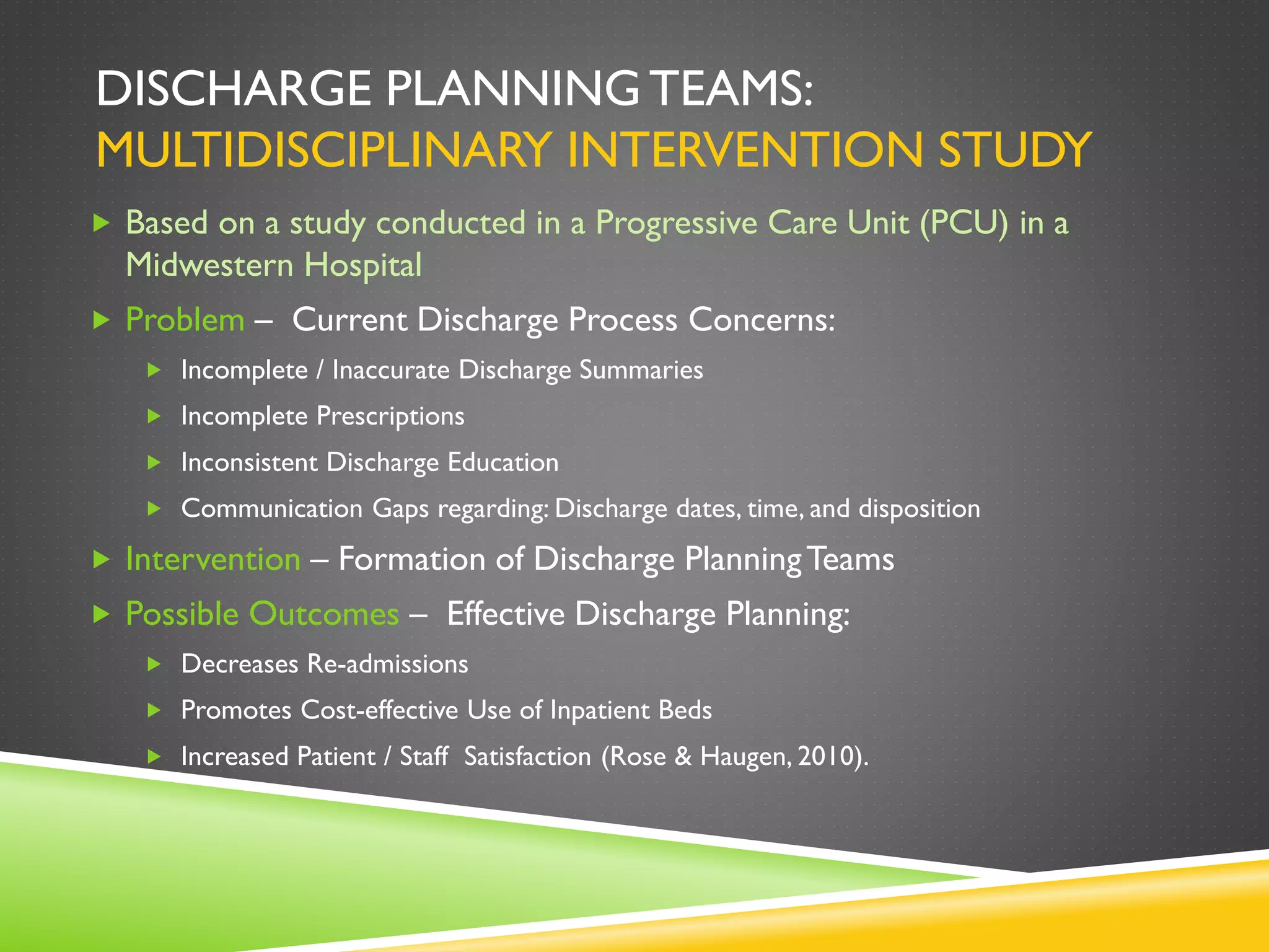Nurs 465 wiki powerpoint (discharge) v.final (1) | PPTX