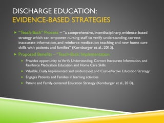 Nurs 465 wiki powerpoint (discharge) v.final (1) | PPT