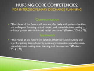 Nursing 465 Discharge Planning Communication Presentation | PPTX