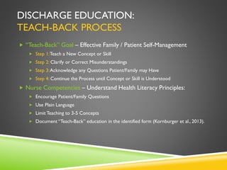 Nursing 465 Discharge Planning Communication Presentation | PPTX