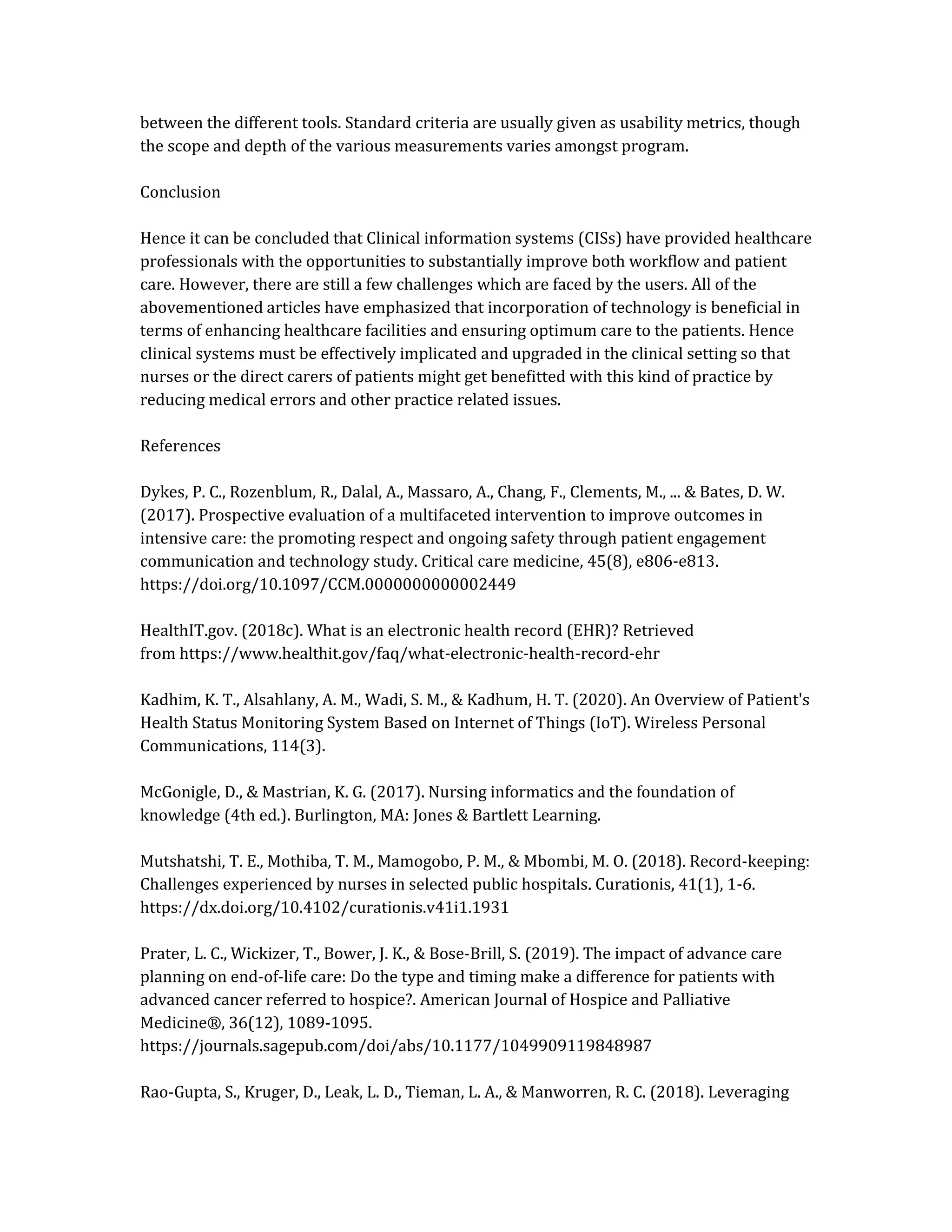 NURS 521 Nursing Informatics And Technology.docx