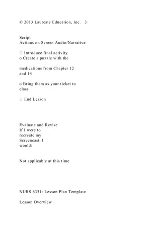NURS 6331 Screencast Script An Example © 2013 Laure.docx