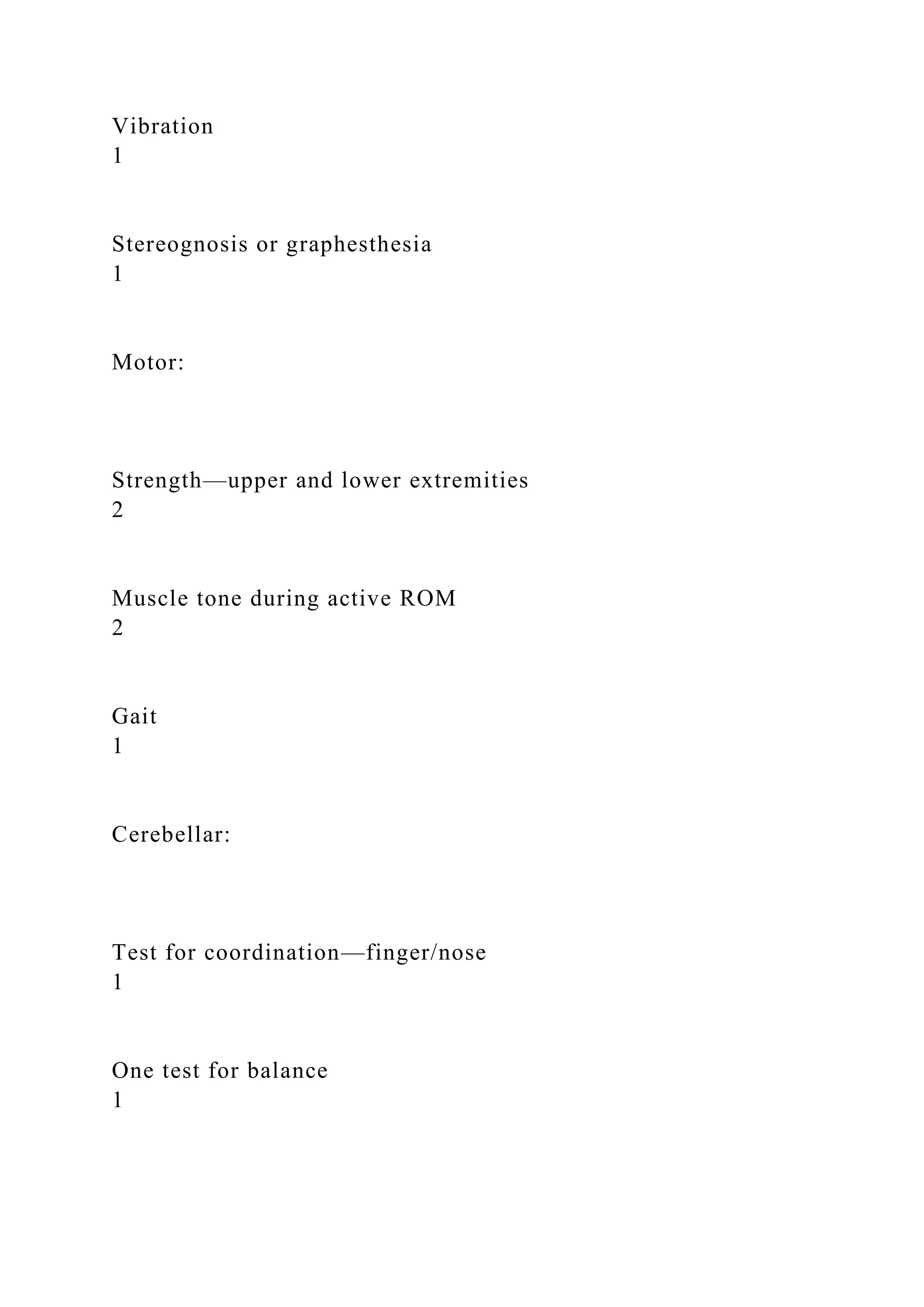 NURS 6512-COMPREHENSIVE PHYSICAL EXAMINATION CHECKLISTThe fo.docx