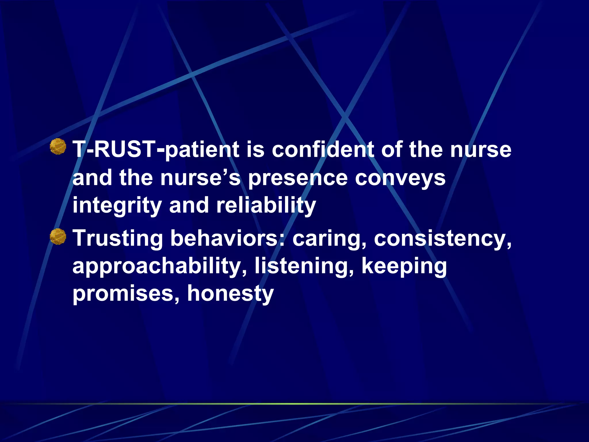 Nurse Patient Relationship | PPT