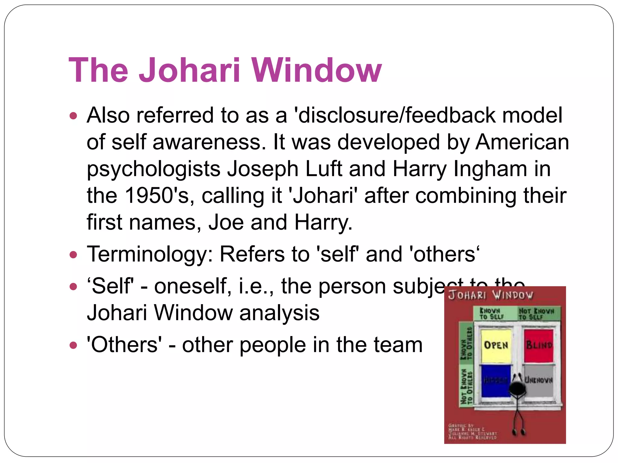 Nurse patient relationship and johari window | PPTX