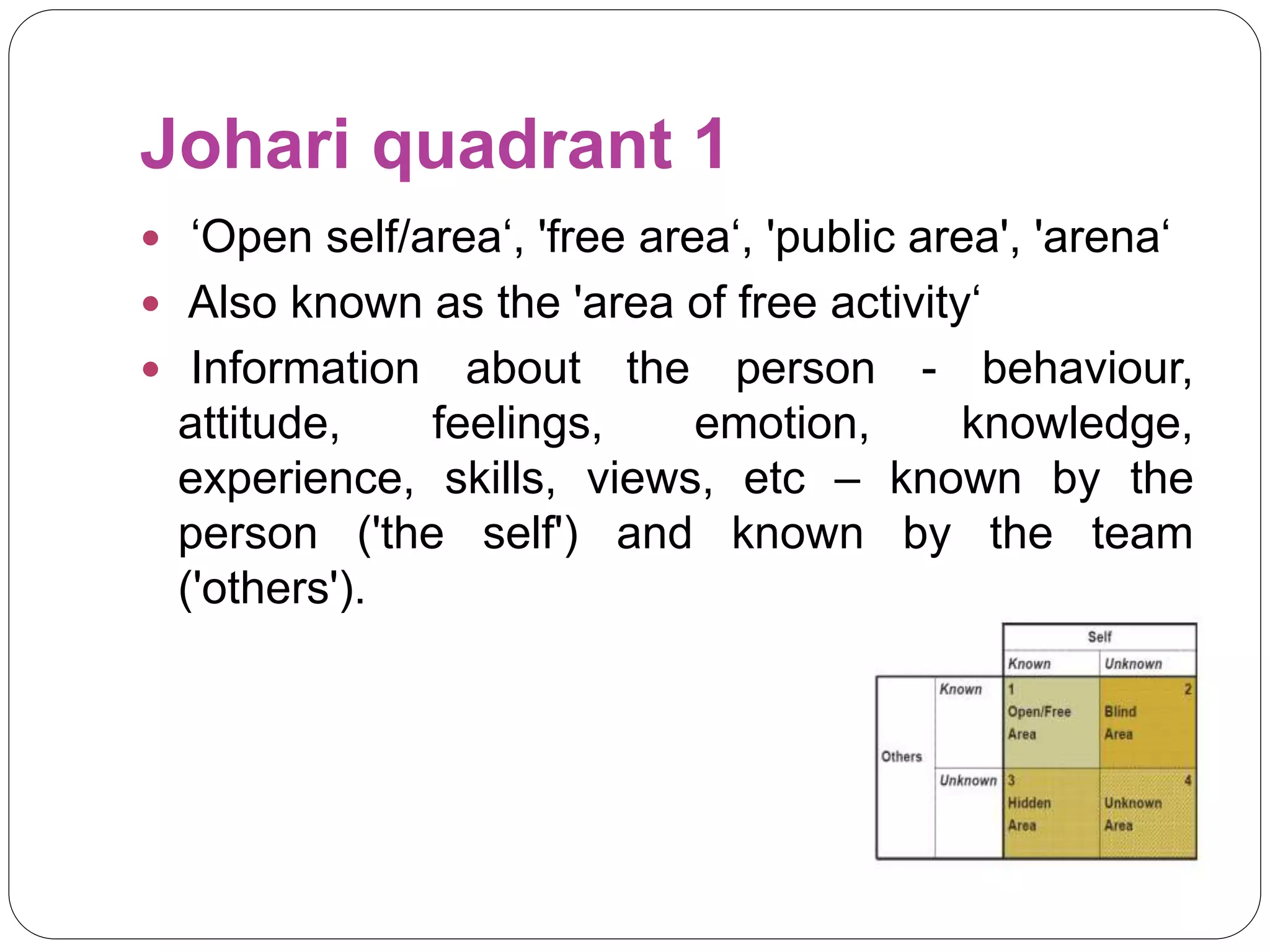 Nurse patient relationship and johari window | PPTX