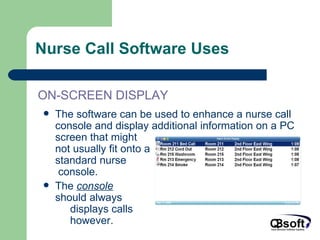 Nurse call software where and why | PPT | Computing | Technology & Computing