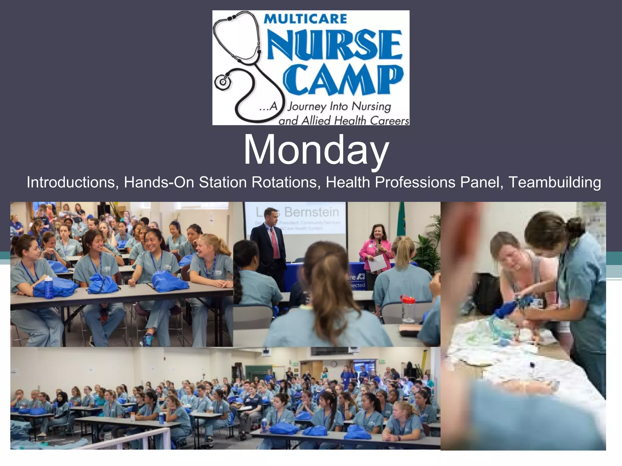 MultiCare Nurse camp final presentation 2015 | PPT