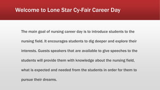 Nurse career day powerpoint | PPTX