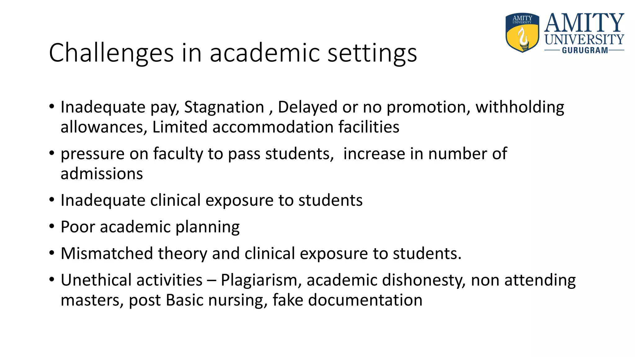 Issues and Challenges in Nursing Profession | PDF