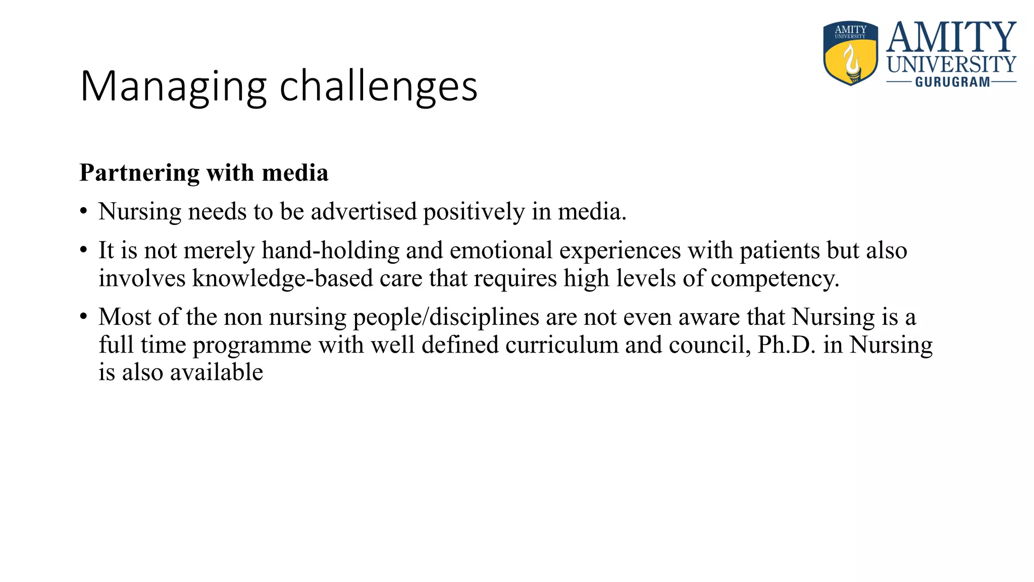 Issues and Challenges in Nursing Profession | PDF