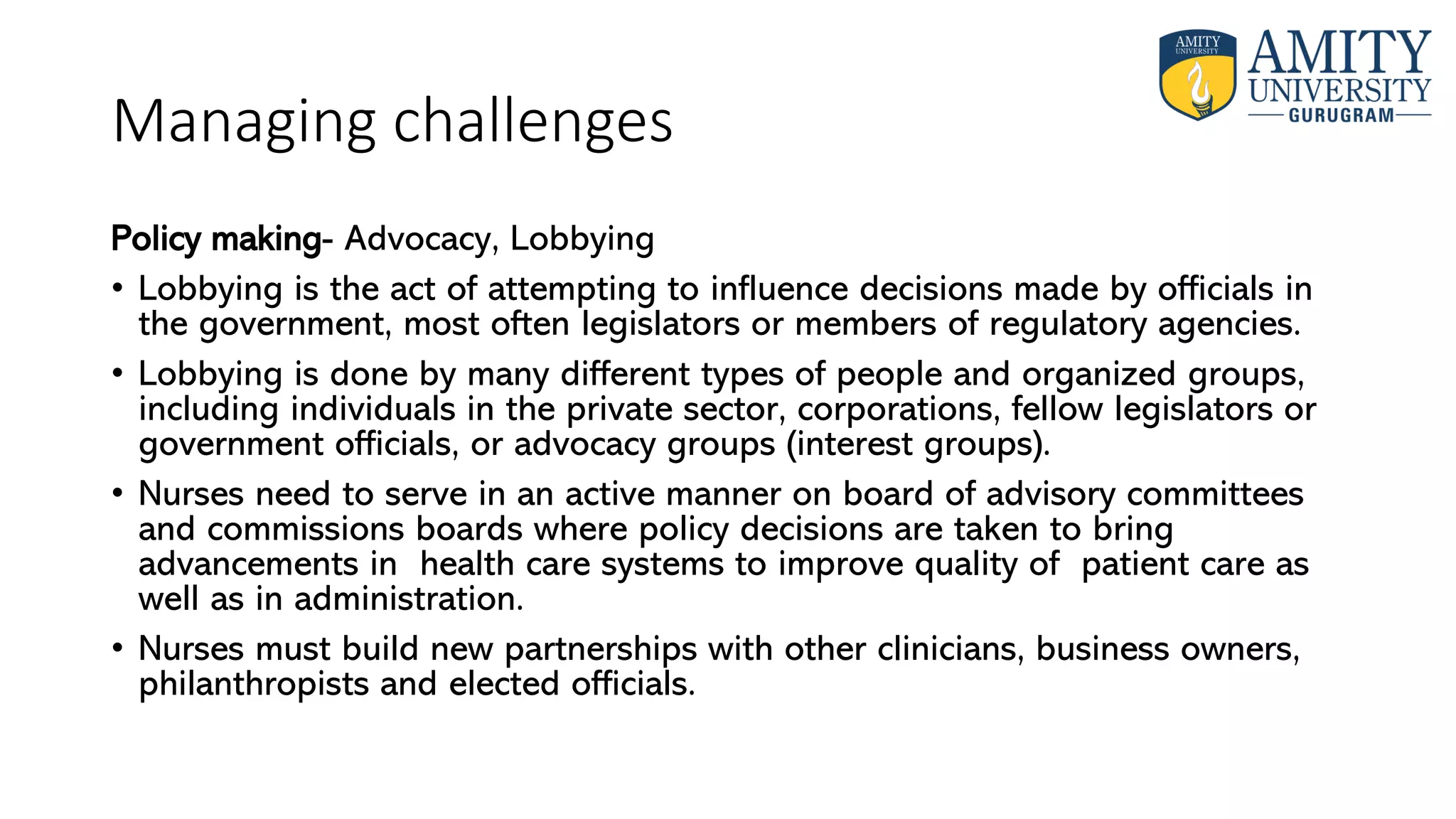 Issues and Challenges in Nursing Profession | PDF