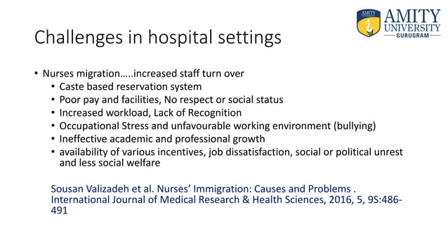 Issues and Challenges in Nursing Profession | PDF | Healthcare Industry ...