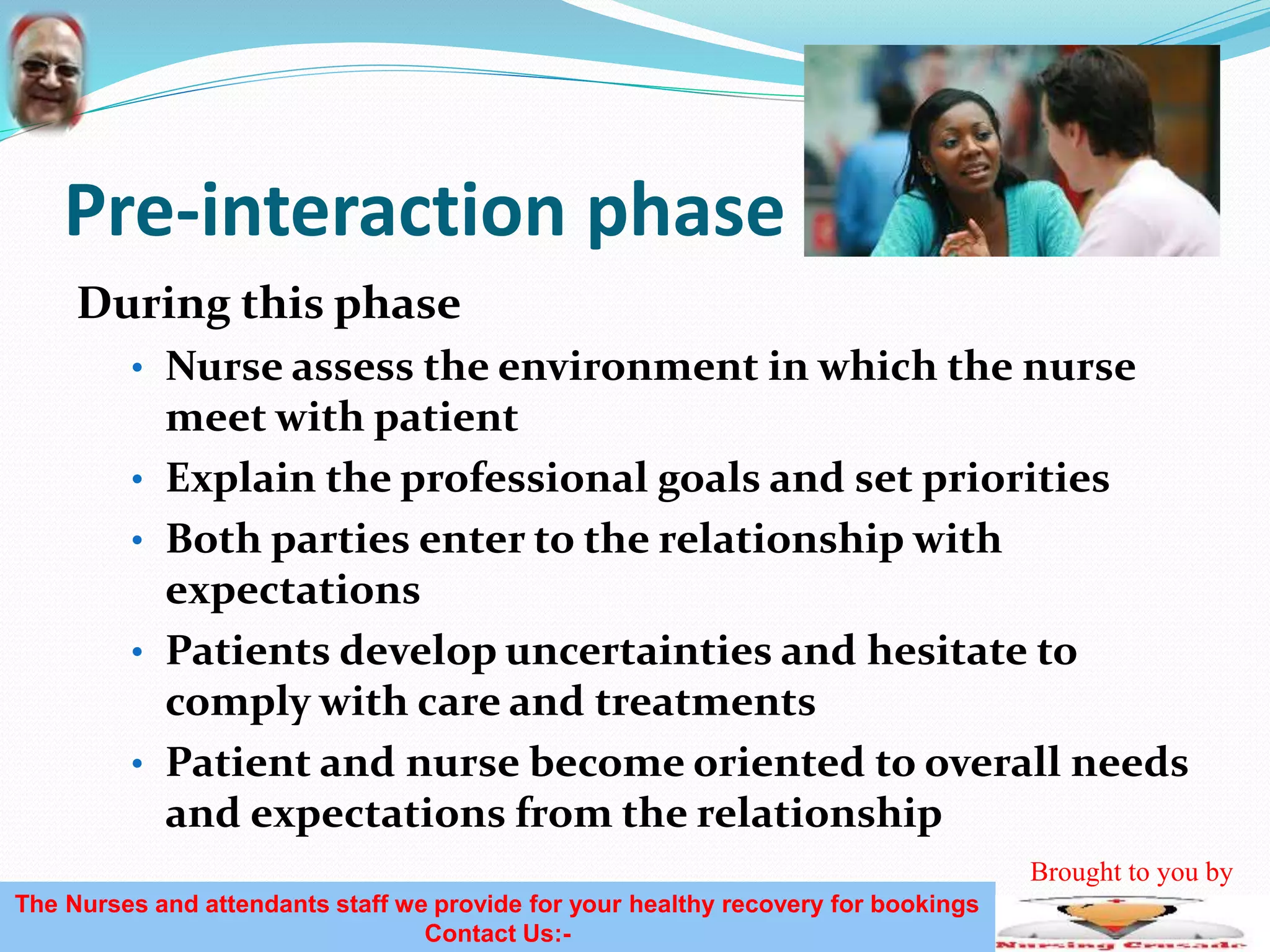 Nurse – patient relationship | PPTX